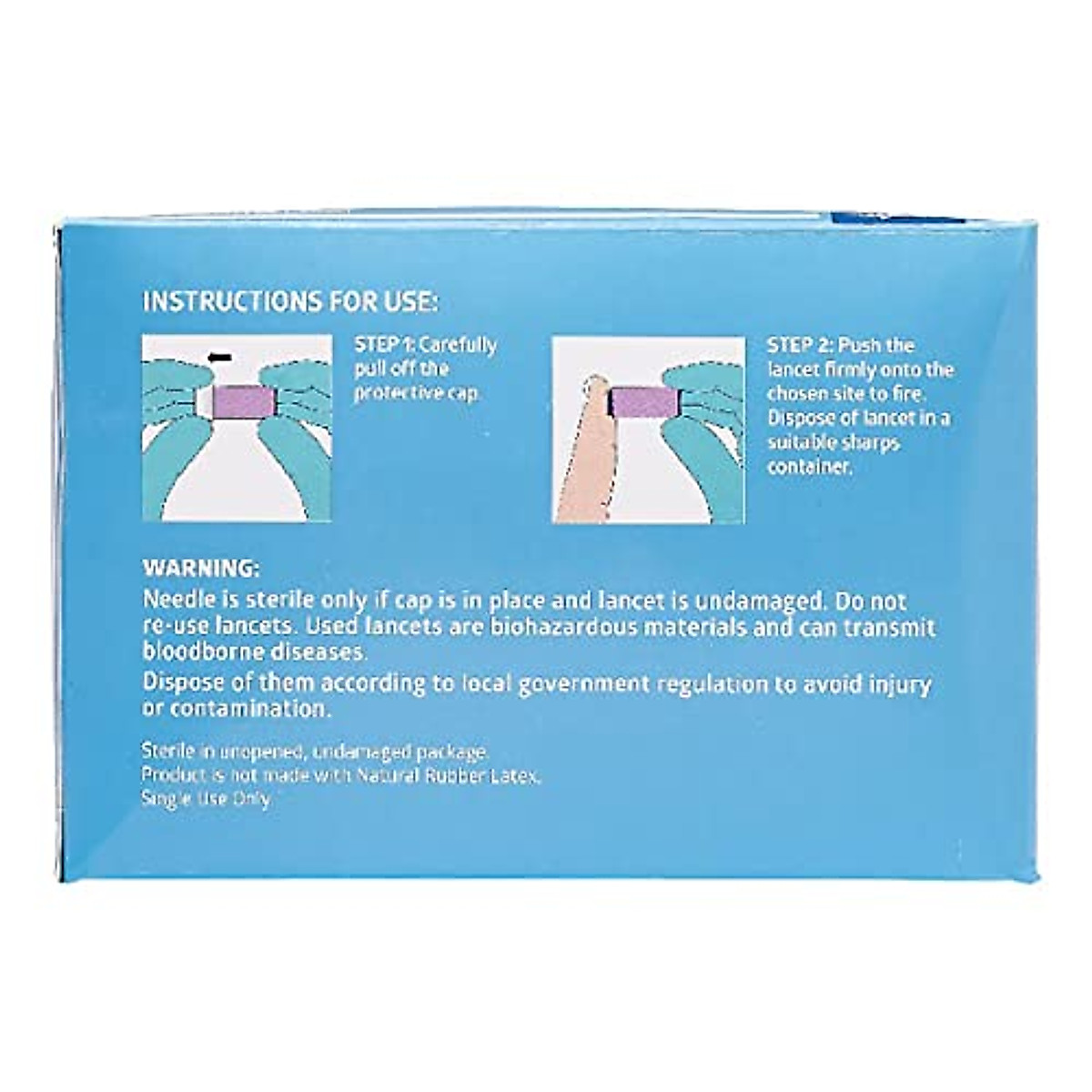 Medline Safety Lancets, Pressure Activation, 28G x 1.8 mm, 200 Count