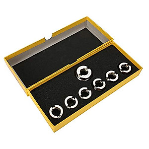 Watch Back Case Opener, Watch Repair Tool 5537 Precision Hand Held Watchmaker Screw Kit Case Opener Closer Remover for Rolex With 7 Dies Repair Tool