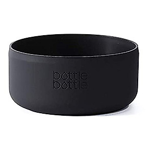 bottlebottle Rounded Bottom Protective Silicone Sleeve for 32 and 40oz Wide Mouth Water Bottle, BPA Free Anti-Slip Bottom Cover, Portable Travel Pet Bowl for Dog Cat Food Water Feeding