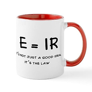 CafePress Ohms Law Mugs Ceramic Coffee Mug, Tea Cup 11 oz
