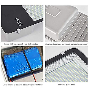 XLB-TYNFD New Solar Street Lights 2000W LED Solar Powered Street Light Commercial Outdoor Light Dusk to Dawn Solar Light with Remote IP67 Waterproof Super Bright for Parking Lot, Pathway, Street