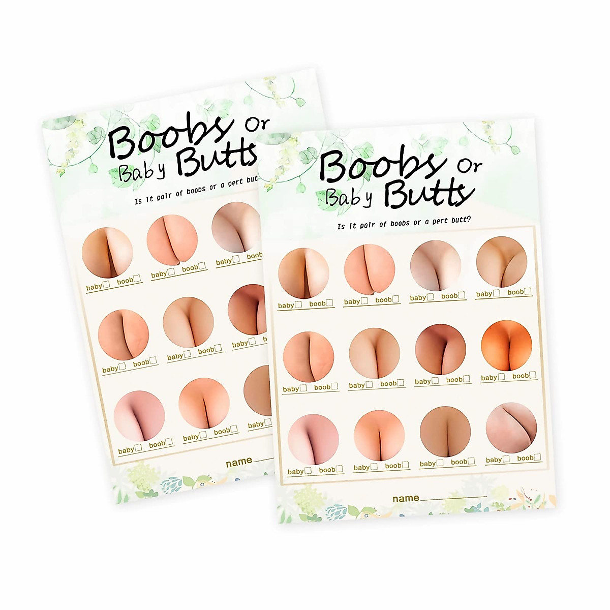 OLOUTAB 30 Baby Shower Games for Boy or Girl-Gender Neutral,Hilarious,Fun and Easy to Play,with Answer Keys