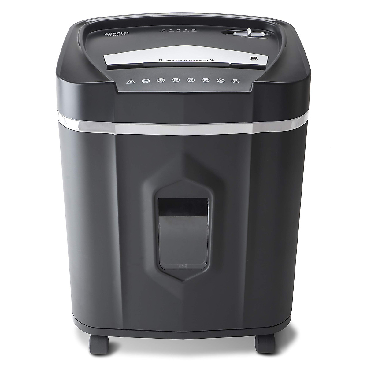 Aurora AU1210MA Professional Grade High Security 12-Sheet Micro-Cut Paper/ CD and Credit Card/ 60 Minutes Continuous Run Time Shredder