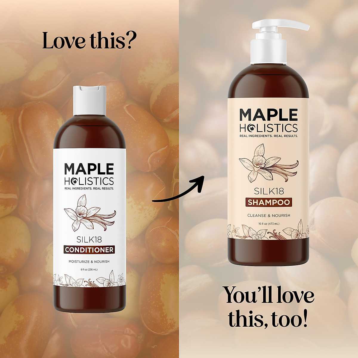 Hair Conditioner for Damaged Dry Hair - Silk Protein Conditioner for Dry Hair Frizz Control & Shine - Hydrating Conditioner for Curly Hair with Argan Oil and Hair Moisturizer for Dry Hair Care