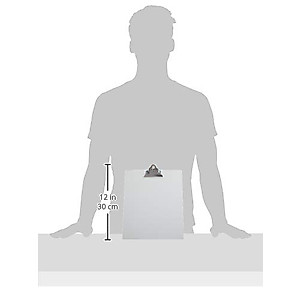 Saunders White Free Standing Clipboard - Fits 8.5 x 11 inch Letter Size Documents - Ideal for Home, Office, and Business Use (22525)