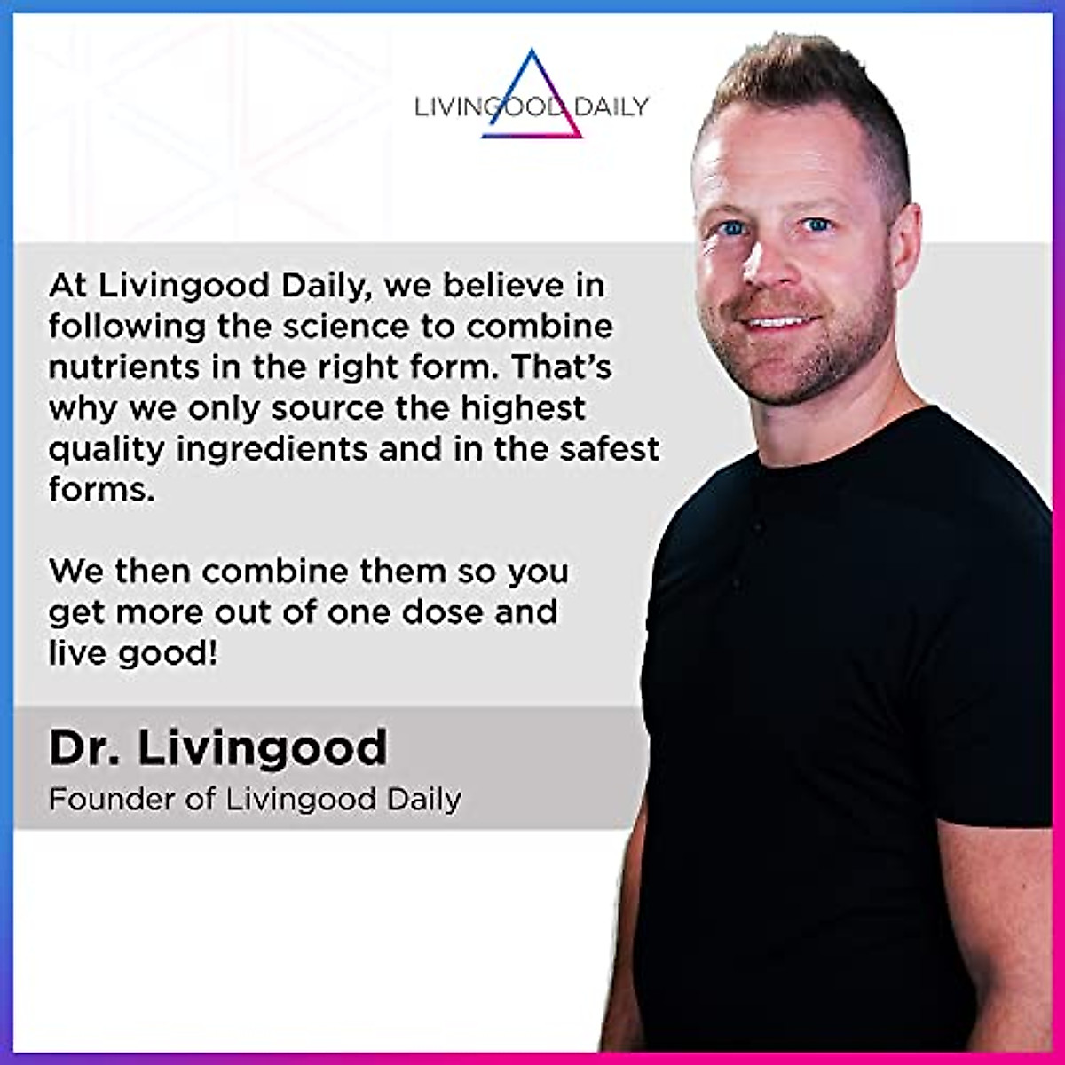 Livingood Daily Thyroid Support - Premium Supplement with Ashwagandha, Selenium, Iodine (from Kelp & Fronds), Zinc, L-Tyrosine, Copper, and Cordyceps - Focus, Metabolism, and Energy - 60 Capsules