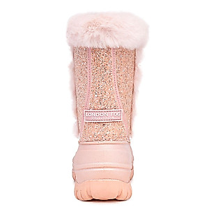 LONDON FOG Girls Youth and Toddler Icelyn Cold Weather Warm Lined Snow Boot girls boot in youth and toddler sizes pink size 9