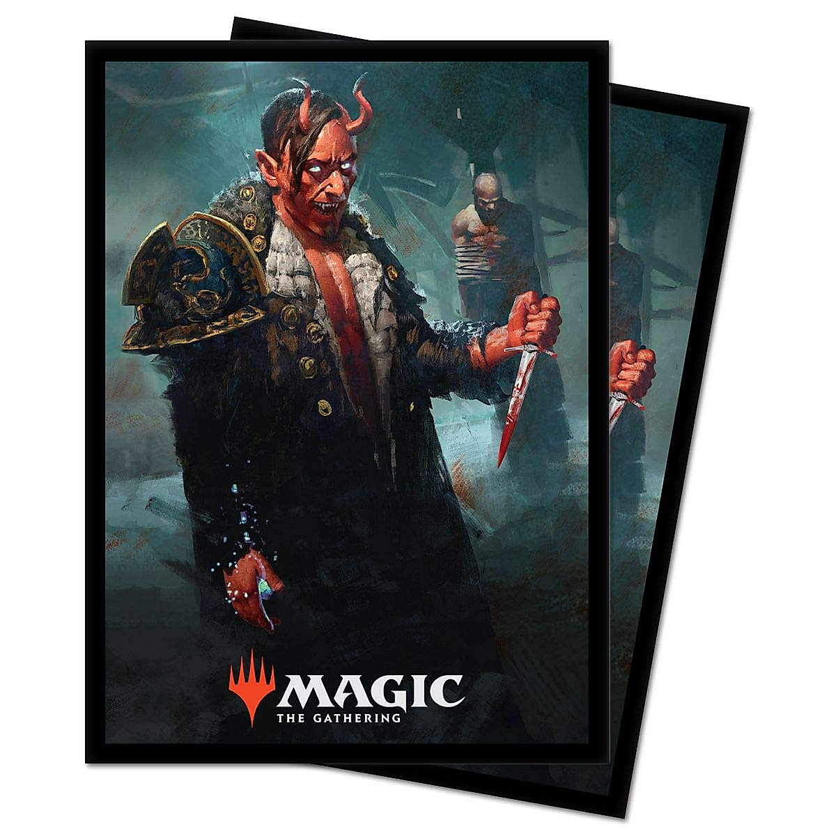 Kaldheim 100ct Sleeve Featuring Tibalt, Cosmic Imposter for Magic: Protect Your Cards with ChromaFusion Technology and Always be Ready for Battle Against Friends Or Enemies in Style