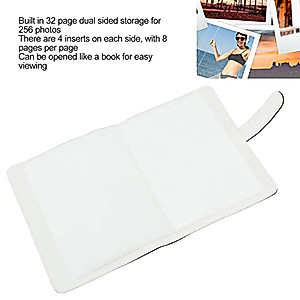 3-inch Photo Album, 256-pocket Waterproof Photo Album for Tickets Business Card (Black)