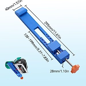 Adjustable Cutting Machine Base Guide, Electric Circular Saw Milling Positioning Clamp, Precision Wood Cutting Guide, Woodworking Tools, Specially Designed for Precision Cutting and Milling Tasks (1)