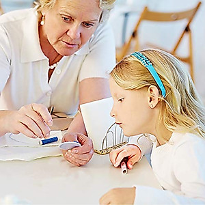 Similane Embroidery Kit 215 Pcs,100 Colors Threads,5 Pcs Embroidery Hoops,3 Pcs Aida Cloth,40 Sewing Pins,Cross Stitch Tools and Embroidery Starter Kit for Adults and Kids Beginners