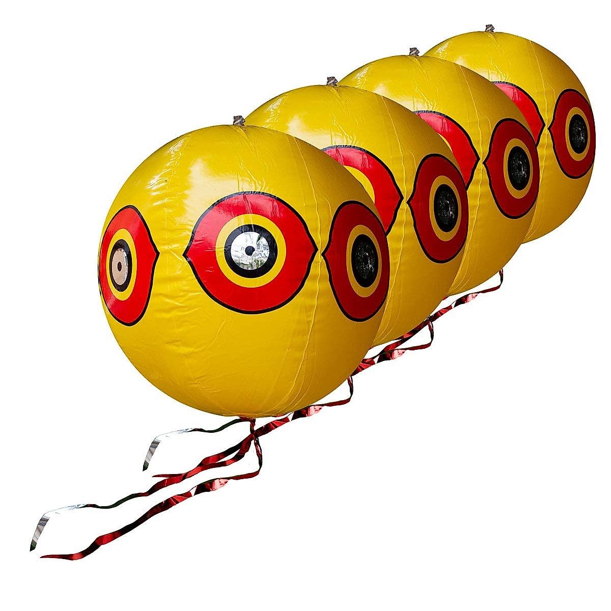 Bird Repellent Predator Eye Balloon Bird Deterrent Scares Birds, Bird Scare Devices (Pack of 4)