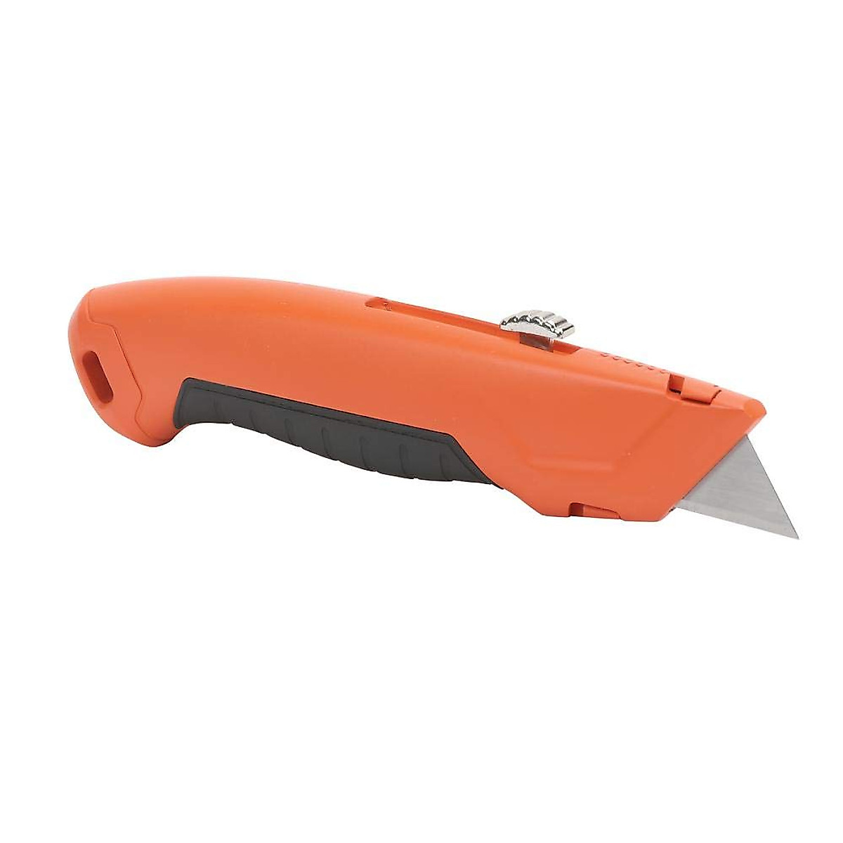 HDX 377 784 x10 Retractable Utility Knife with Rubber Handle and 3 Position Locking Blade, Metal
