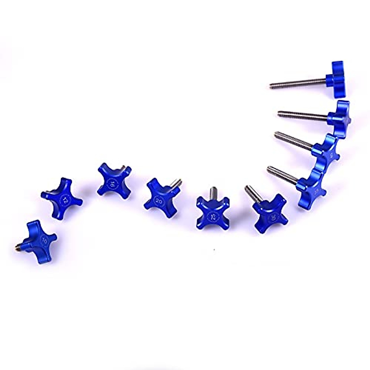 Astronomical Telescope Accessories M6 Thumb Screws (Single Screw for Sale, Not a Set) Upgrade with Protection Head (Color : M6 X50mm)