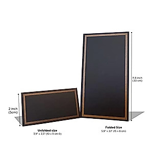 SR Design Pack of 100 Place Cards black with gold border, 20 Table Numbers Cards, 1 Pen in Metallic Gold, Card Table, Table Numbers, Wedding Place Cards, Tent cards