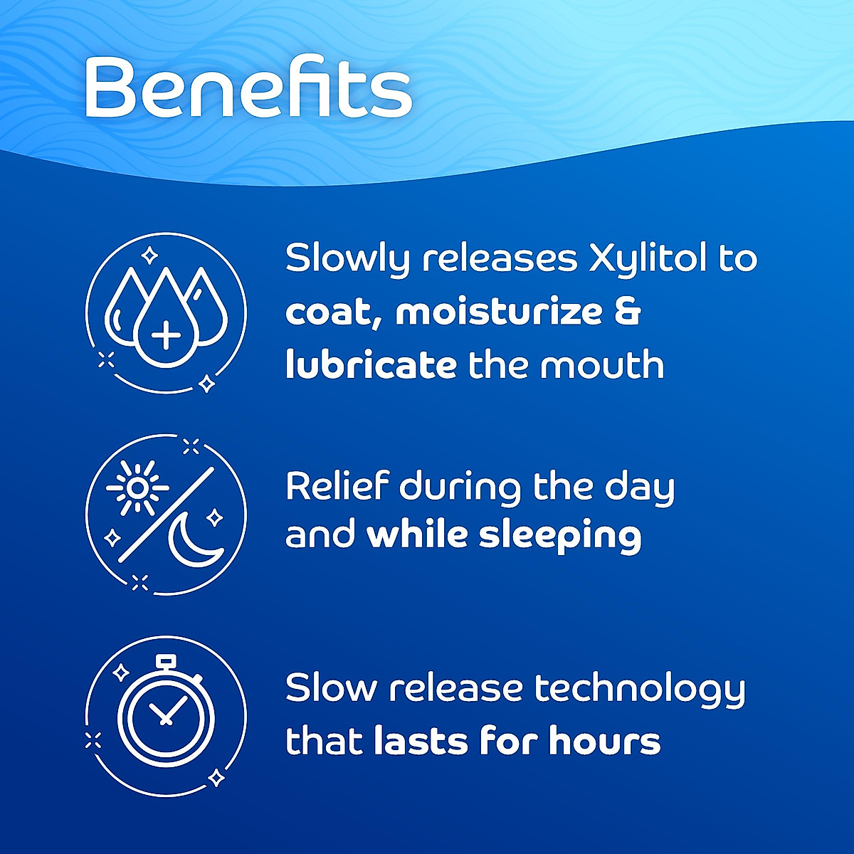 OraCoat XyliMelts Dry Mouth Relief Moisturizing Oral Adhering Discs 40 Count, 3 Pack, Mild Mint with Xylitol, for Dry Mouth, Stimulates Saliva