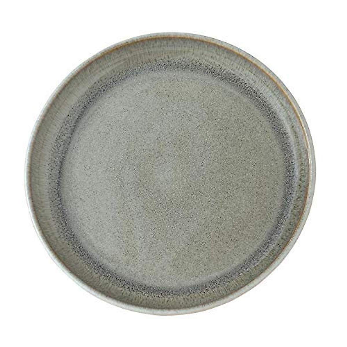 Sango Resona Moss 16-Piece Stoneware Dinnerware Set with Round Plates and Bowls, Green