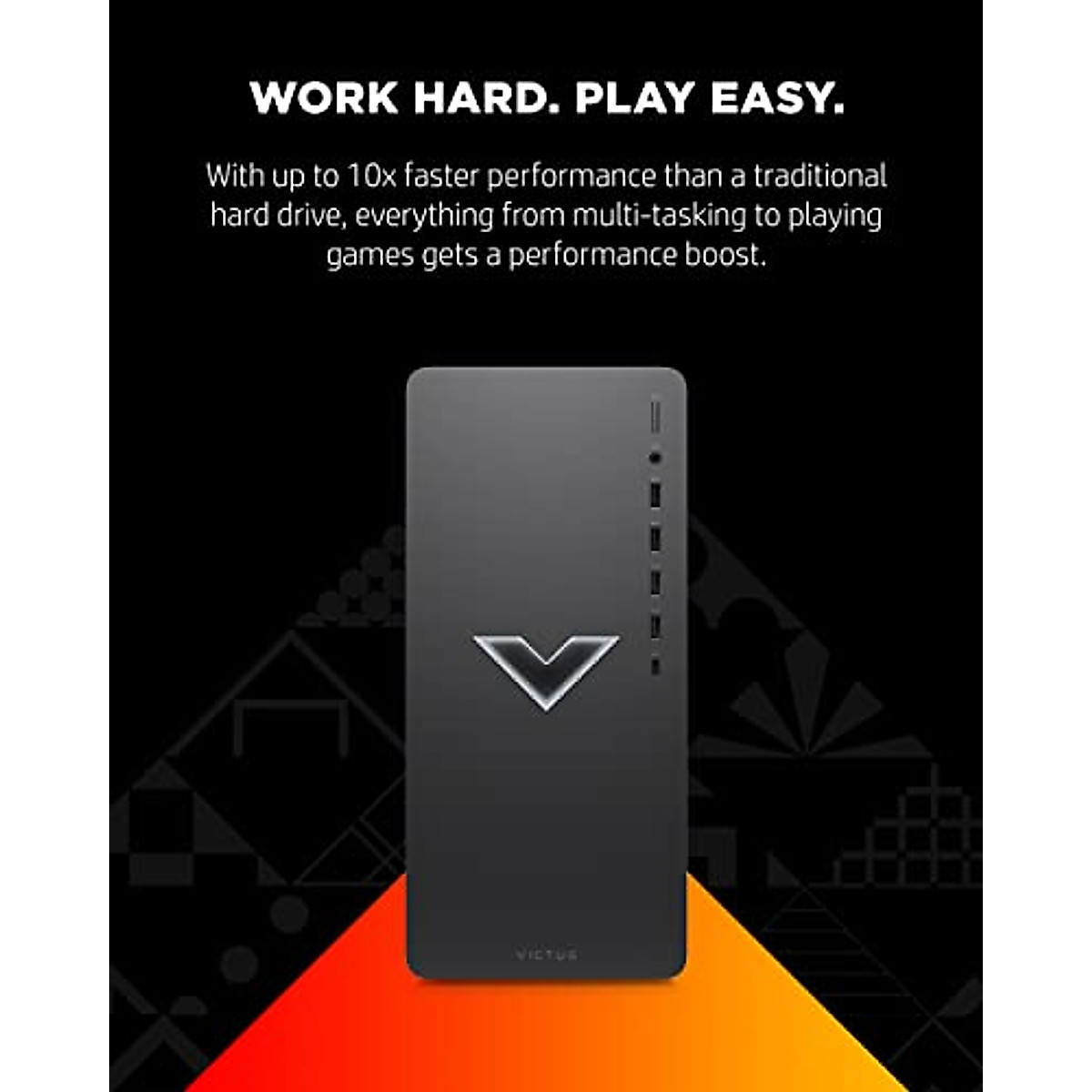 HP Victus 15L Gaming Desktop, NVIDIA GeForce RTX 1660 SUPER Graphics, Intel Core i3-12100F 8GB RAM 256GB SSD Windows 11 Home (TG02-0032, 2022)(Renewed)