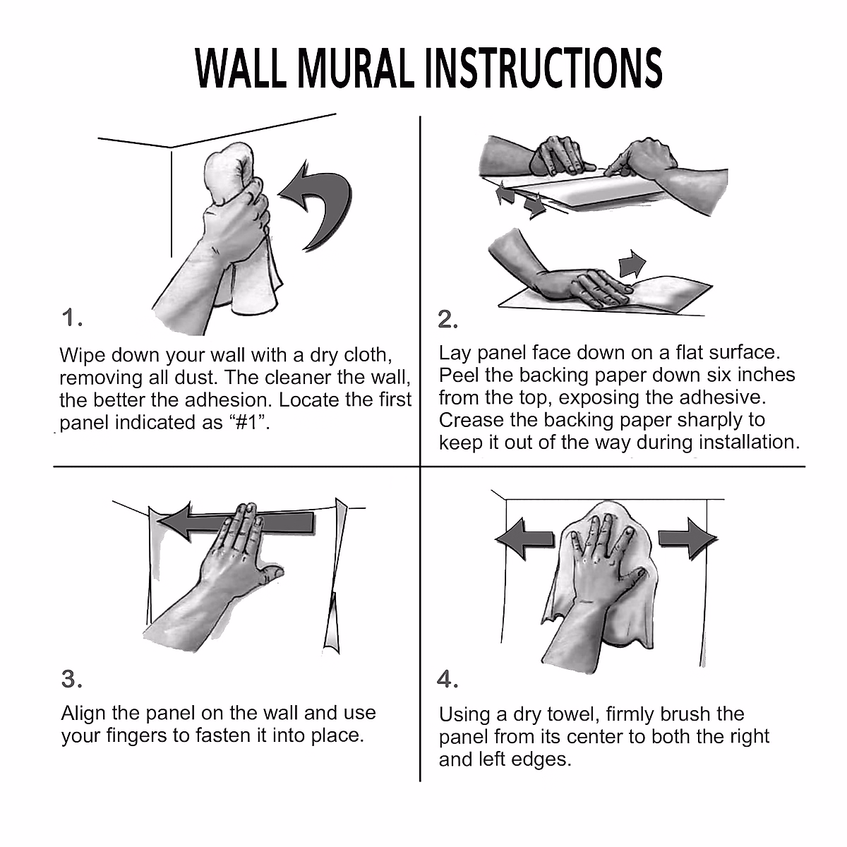 SIGNFORD Removable Wall Sticker/Wall Mural Geometric 3D Black Polygon Diamond Pattern Abstract Shapes Digital Art Minimalism Decorative Bohemian Relax/Calm for Living Room, Bedroom, Office - 66"x96"