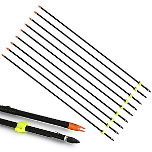 Archery Bow Fishing Reel Kit Bowfishing Reel with Bowfishing Arrows Set 40m Fishing Rope Fiberglass Fishing Arrows Bowfishing Tool Accessories (Black)