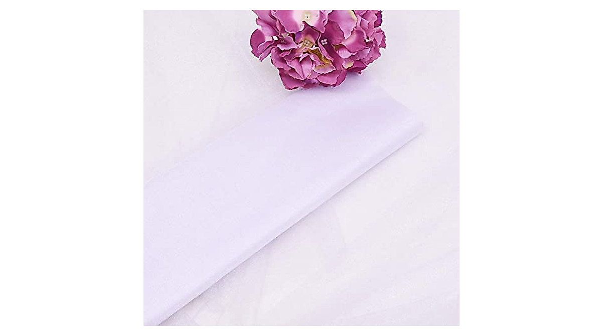 Crystal Organza Tulle Fabric for Elegant Event Decor