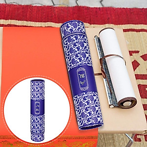 SEWACC Pull-out Poster Tube Drawing Tube Blueprint Case Poster Tubes for Storage Paper Tube Blueprint Storage Fishing Rod Case Document Holder Craft Specialty Paper Cylinder Support