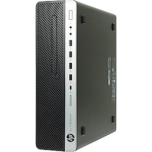 HP EliteDesk 800 G3 SFF Desktop Intel i7-7700 UP to 4.20GHz 16B DDR4 128GB SSD + 2TB HDD Built in WiFi BT Dual Monitor Wireless Keyboard & Mouse Support Win10 Pro (Renewed)