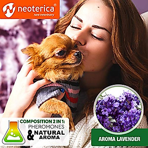 Cat Calming Diffuser & Pet Anti Anxiety Products - Feline Calm Pheromones Plug in & Cats Stress Relief Comfort Helps with Pee, New Zone, Aggression & Other Behavior (1 Pack (1 Diffiser + 1 Refill))
