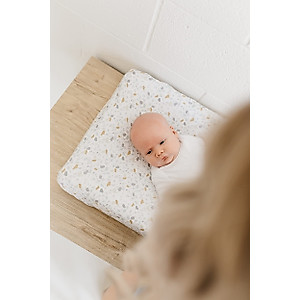 Copper Pearl Premium Knit Changing Pad Cover Soft, Stylish, and Universal Fit for All Standard Diaper Changing Pads, Trendy Design Changing Pad Covers, Arlo