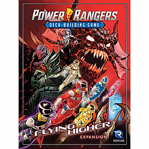 Power Rangers Deck-Building Game: Flying Higher Expansion - New Ways to Play and Win, New Playable Characters, Renegade Game Studios, Ages 14+, 1-4 Players, 30-70 Min Playing Time