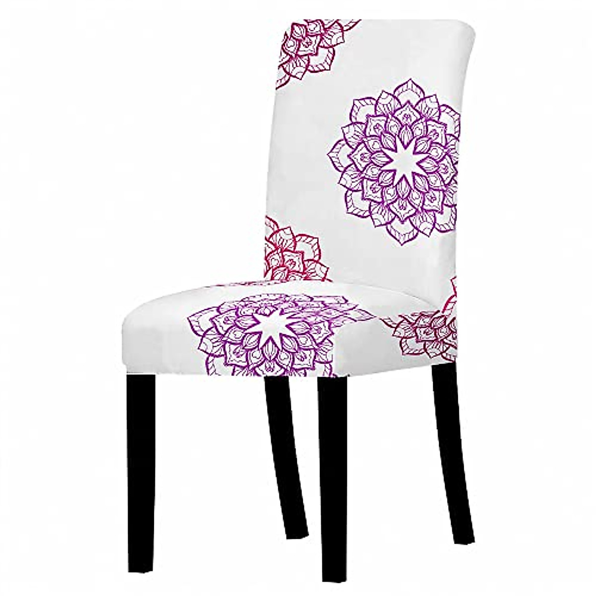 3D Digital Printing Universal High Elastic Chair Cover Restaurant Kitchen Office Wedding Home Banquet Cover BB19 2PCS