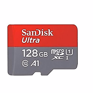 Sandisk Micro SDXC Ultra MicroSD TF Flash Memory Card 128GB 128G Class 10 works with GoPro Hero 3 Black, Silver, & White Edition Cam Camera Go Pro w/ Everything But Stromboli Memory Card Reader…