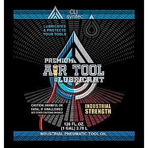 Premium Air Tool Lubricant - 128 FL. OZ. (1 Gallon) Industrial Pneumatic Tool Oil