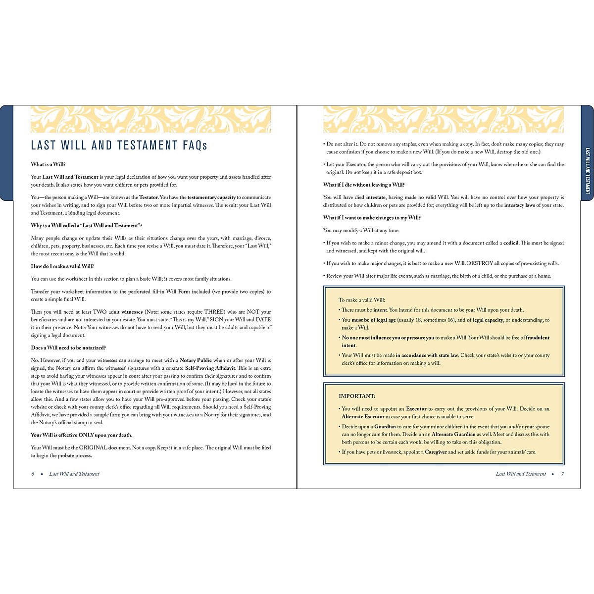 My Family Estate Legal Document Kit (includes Last Will and Testament, Health Care Proxy, and Legal Power of Attorney)