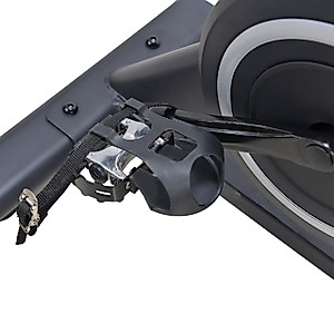 EFITMENT Indoor Cycle Bike, Magnetic Cycling Trainer Exercise with Belt Drive, LCD Monitor and Pulse Monitor (40 LB Flywheel)