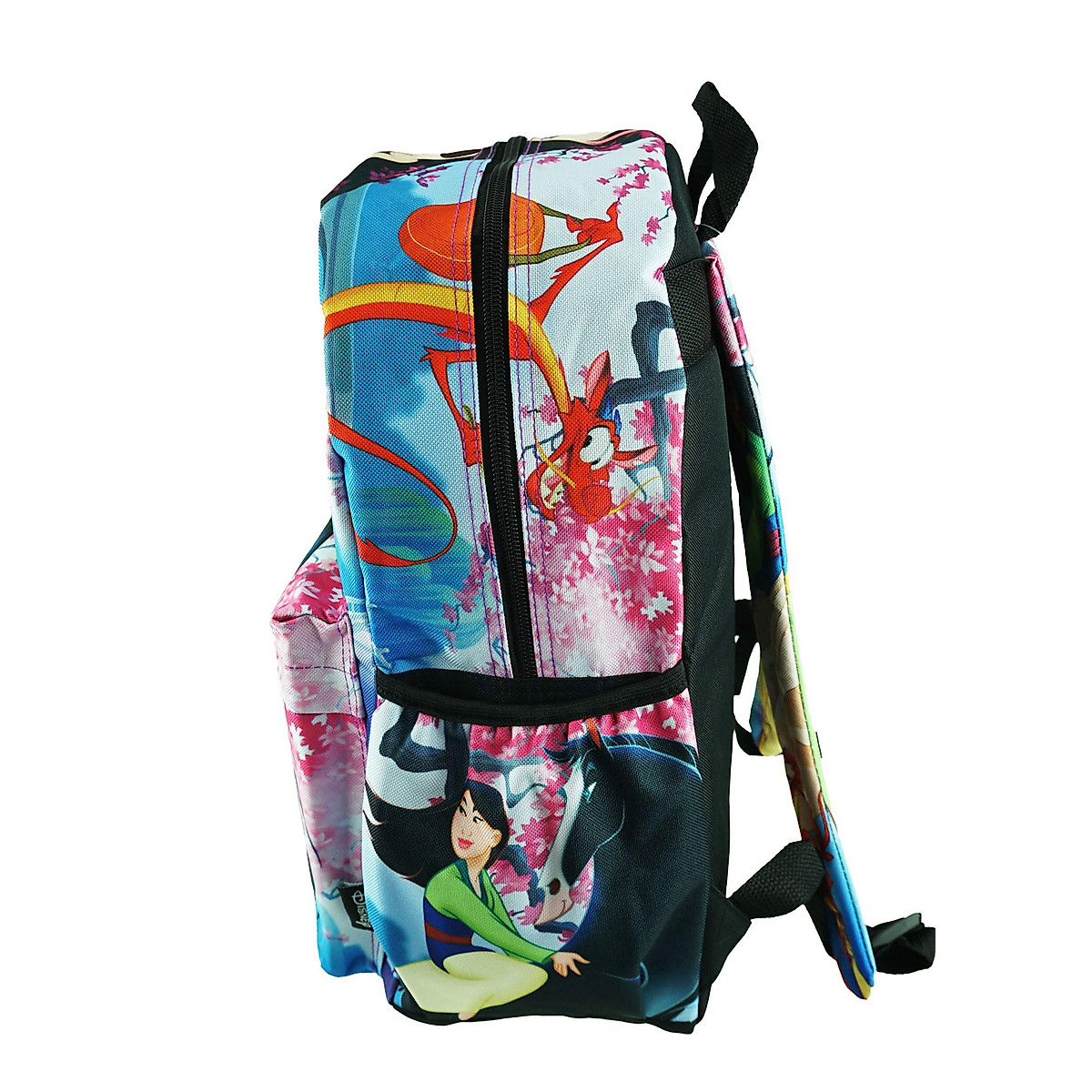 Disney Princess Mulan Deluxe Oversize Print Large 16" Backpack with Laptop Compartment - A19733