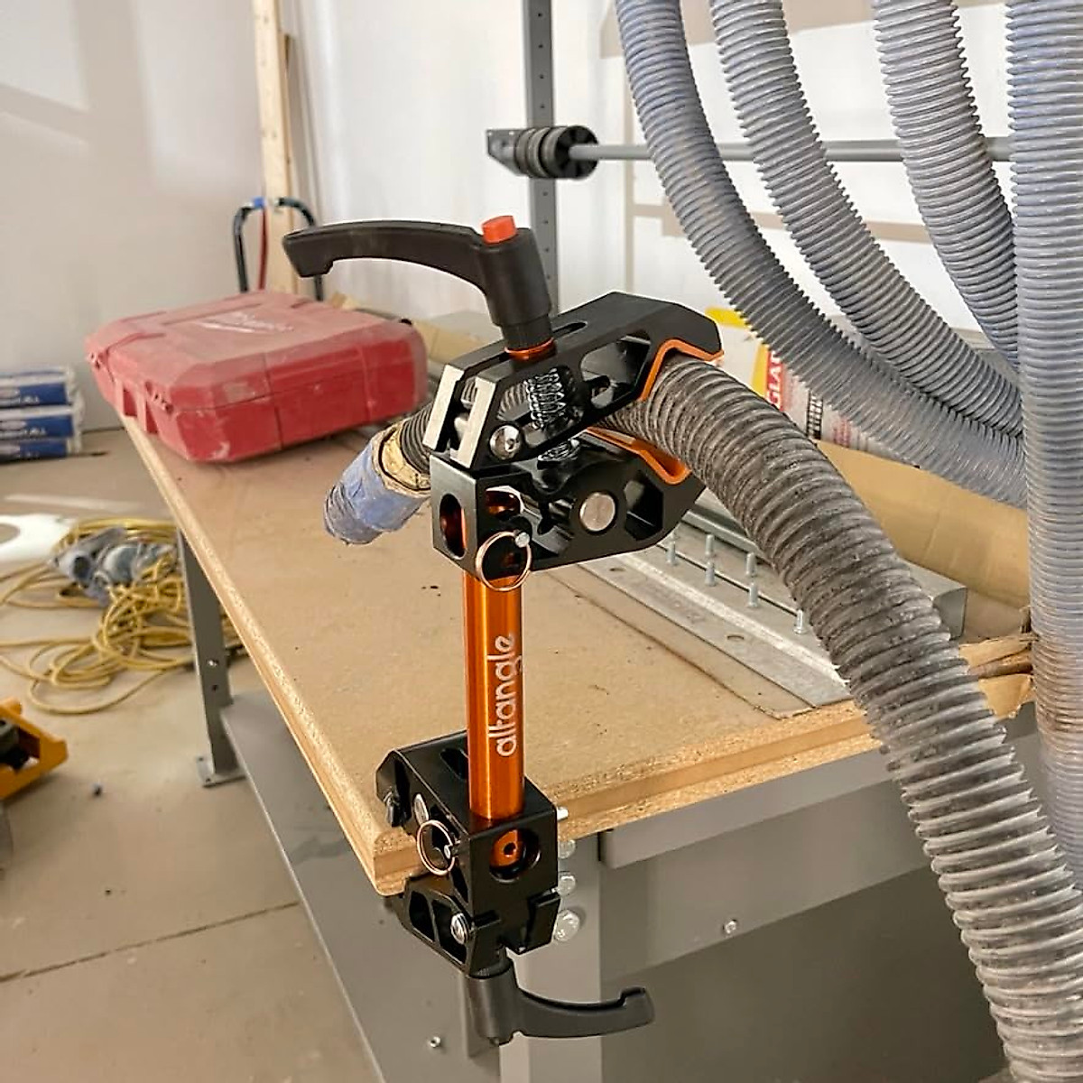 Altangle Bike Repair Stand - Home Portable Bicycle Mechanics Workstand and Storage device - for Mountain MTB Road Bikes Maintenance - Travel-Friendly and Space-Saving