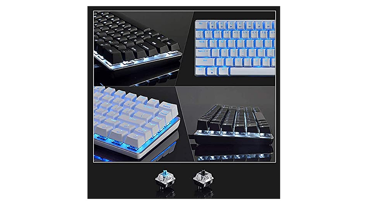 LexonElec Wired Blue Switch Mechanical Gaming Keyboard
