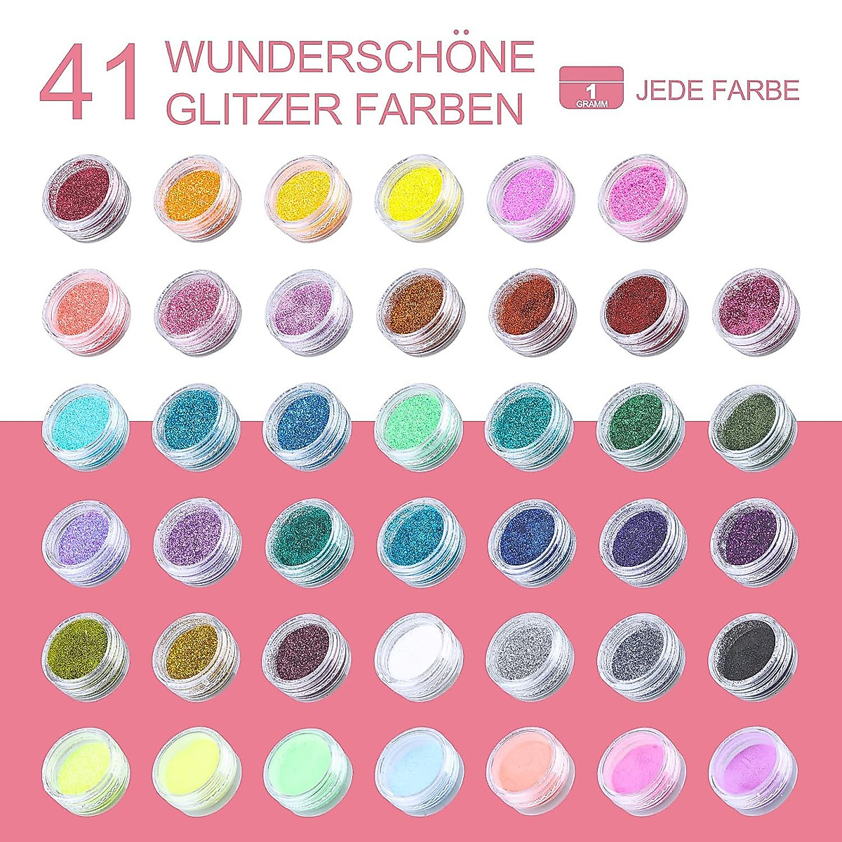 492 Temporary Glitter Tattoo Kit for Kids, 41 colors glitter powder 215 rhinestones 204 stencils 24 glitter powder 3 glue 5 brushes Waterproof tattoos for parties, Adults & Kids Glitter Make Up Kit