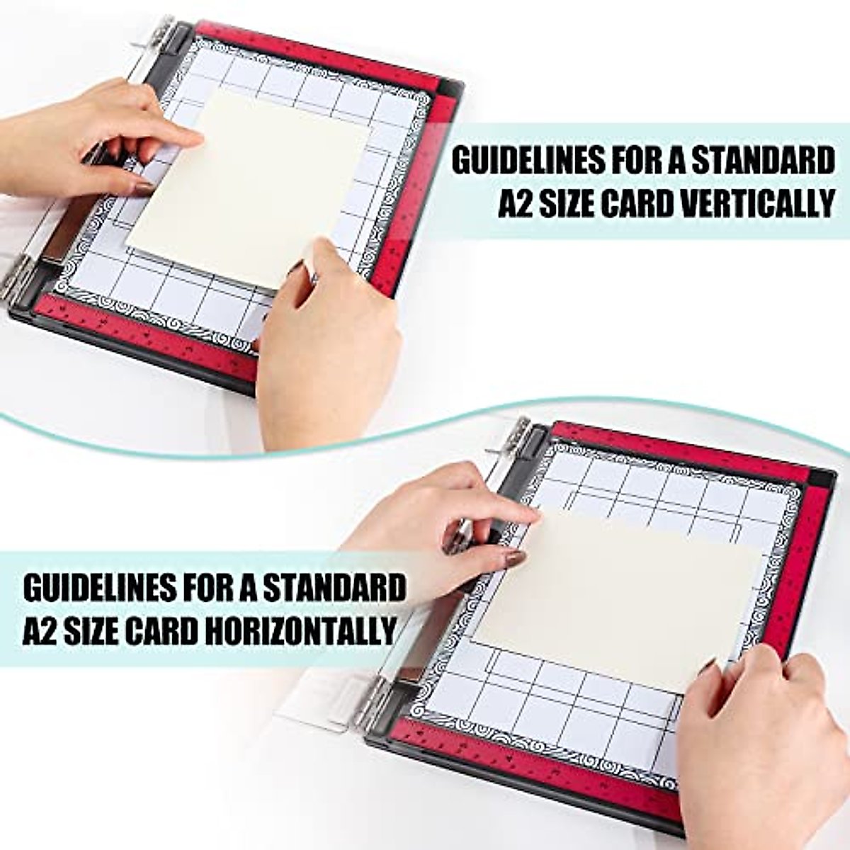4 PCS Sticky Non-Slip Flexible Gridded Stamp Mats Grid Sheets Low Stick Mat Multi-Use Low Tack Mat,Stick and Stamp Adhesived Sheet Scrapbooking Craft Accessory