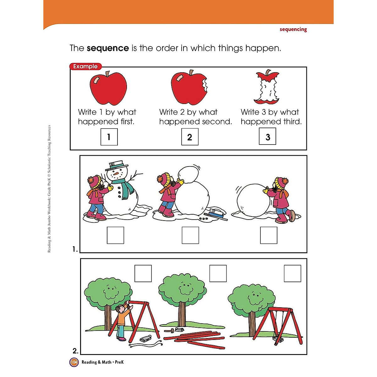 Scholastic Pre-K Reading & Math Jumbo Workbook