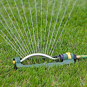 Melnor 65046-AMZ TurboTek 3200 SF Turbo Oscillating Sprinkler with QuickConnect Product Adapter