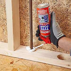 Loctite Tite Foam Gaps & Cracks Spray Foam Sealant, Polyurethane Expanding Foam Insulation - 12 fl oz Can, Pack of 1