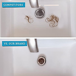 Bathroom Sink Strainer Basket - Rust Free Stainless Steel Lavatory Sink Drain Strainer - 2 Pack Shower Drain Hair Catcher 2.25 Inch Diameter for Utility, Laundry, RV Small Kitchen Sink Drains