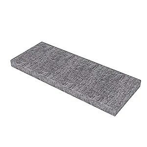 ROFIELTY Bench Cushion 36 inch, Soft Thickened Bench Cushions for Indoor Furniture, Durable Outdoor/Indoor Bench Seat Cushion，Multi-Scene Use. (36x14x2.5, Light Gray)