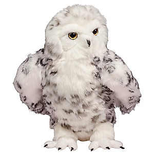 Douglas Shimmer Snowy Owl Plush Stuffed Animal with Jointed Head
