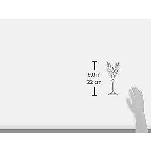 Marquis by Waterford Markham Goblet Set of 4, 4 Count (Pack of 1), Clear