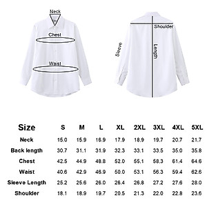 FAHIZO Men's Dress Shirt Casual Regular Fit Stretch Soild Long Sleeve Button Up Shirts, Grey Green-L