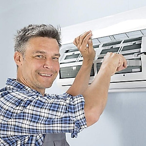 KINMAD 4 Pieces Air Conditioner Condenser Fin Cleaning Brush Coil Condenser Fin Straightener Comb Stainless Steel Air Refrigerator Fin Cleaner Whisk Brush