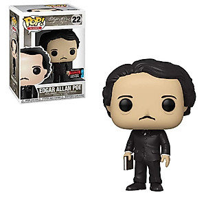 Funko Pop! Icons Edgar Allan Poe with Book 2019 NYCC Shared Sticker Exclusive